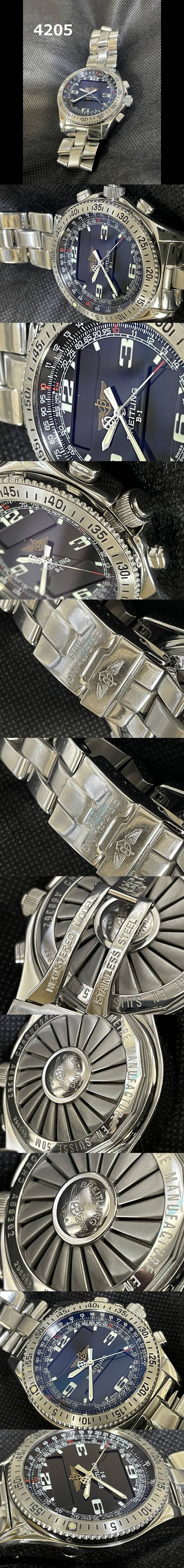 日本代購代標第一品牌【樂淘letao】－ FK-4205 ブライトリング BREITLING B-1 メンズ デジ・アナクオーツ 20240606