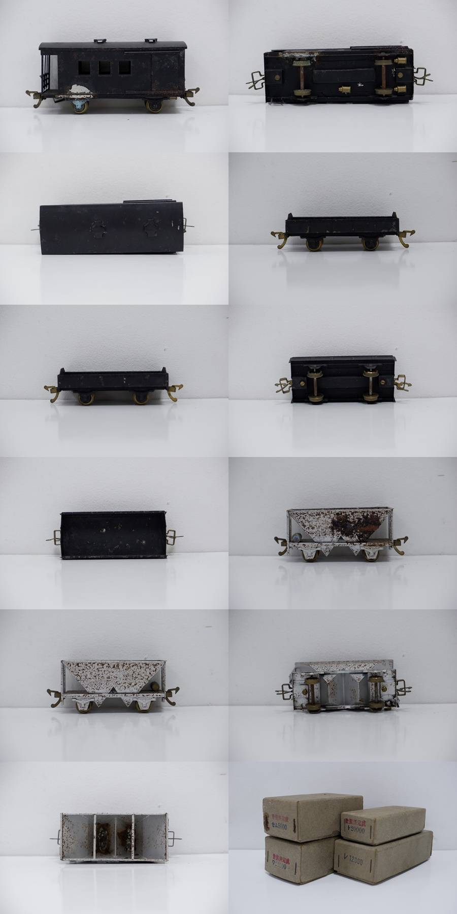 日本代購代標第一品牌【樂淘letao】－【ジャンク】HOゲージ 貨車 5両 まとめ レ12000 セム8000 等 2-B002X