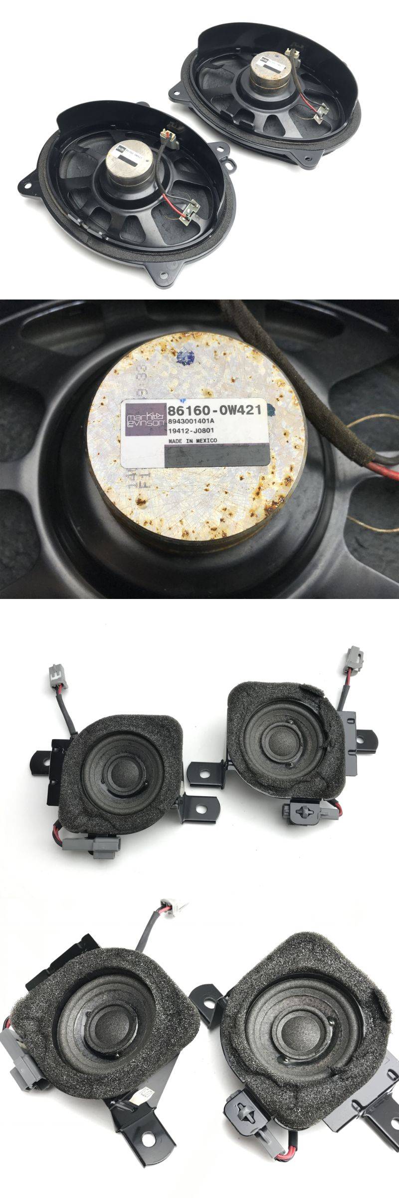 代購代標第一品牌－樂淘letao－美品 レクサス SC430 UZZ40 ソアラ 純正 マークレビンソン スピーカー 6点 即決/動作OK