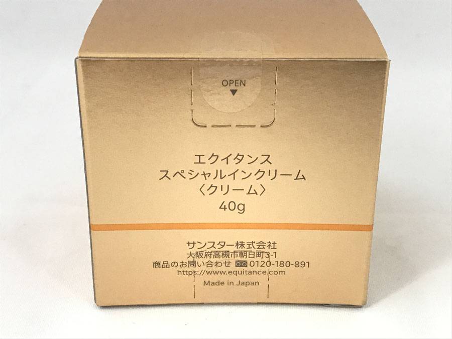 代購代標第一品牌－樂淘letao－☆未開封品☆サンスター EQUITANCE エクイタンス スペシャルインクリーム 40g 濃密活力クリーム