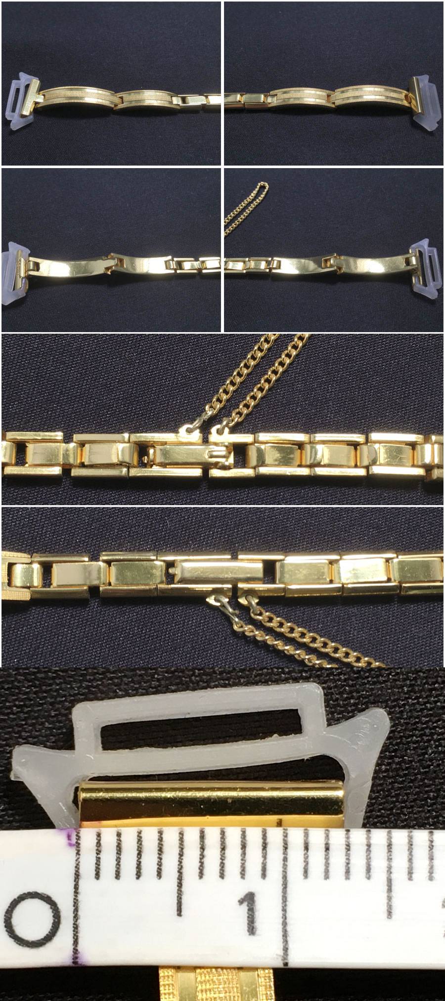 日本代購代標第一品牌【樂淘letao】－R-3☆未使用☆腕時計 替えベルト ラグ幅約13mm 全長約14cm レディース 腕時計 バンド ゴールドカラー