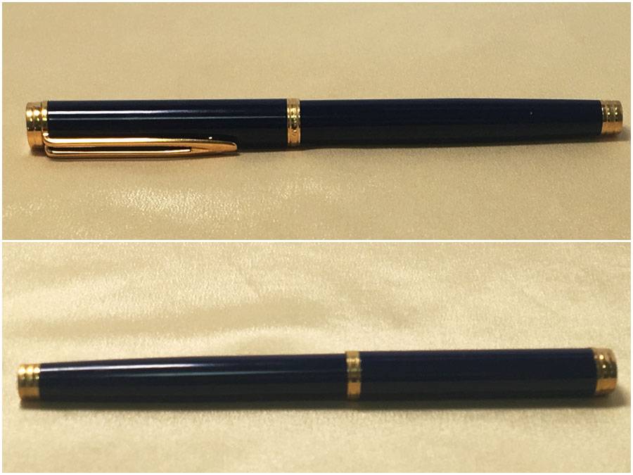 日本代購代標第一品牌【樂淘letao】－WATERMAN ウォーターマン 万年筆 ペン先 IDEAL 18K-750 F FRANCE 文房具 筆記用具 ネイビー×ゴールド