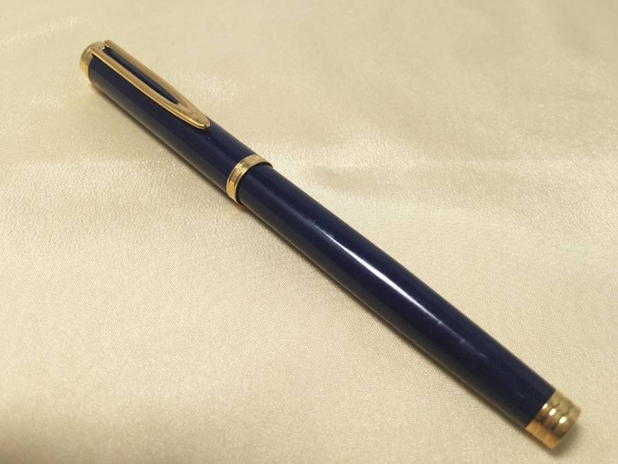 日本代購代標第一品牌【樂淘letao】－WATERMAN ウォーターマン 万年筆 ペン先 IDEAL 18K-750 F FRANCE 文房具 筆記用具 ネイビー×ゴールド