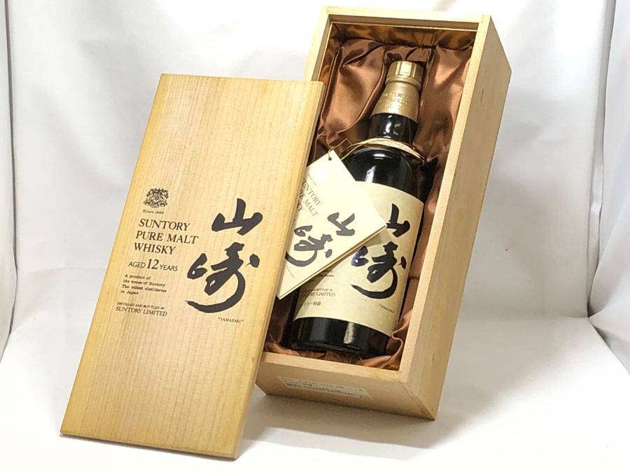 【樂淘letao】日本代購代標第一品牌－送料無料！【SUNTORY】サントリー 山崎12年 ピュアモルト ウイスキー 特級 760ml 43度 向獅子ロゴ 木箱付き ピ-2