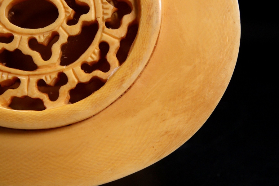 日本代購代標第一品牌【樂淘letao】－ 楾 古美術品 龍獅子彫刻香炉 37cm 1463g 唐木台付 唐物骨董 [Y276]UQ/24.7廻/OD/(120)