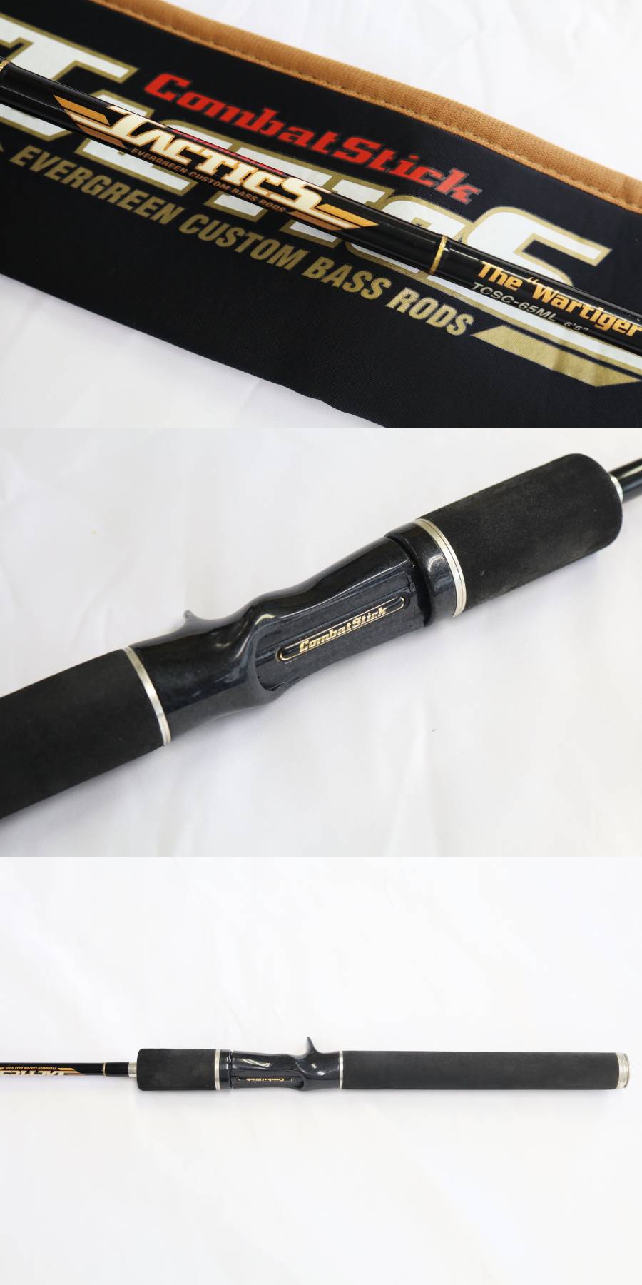 日本代購代標第一品牌【樂淘letao】－EverGreen Combat Stick TACTICS TCSC-65ML エバーグリーン タクティクス バス 釣竿 釣り竿 竿 釣具 釣り具 T136