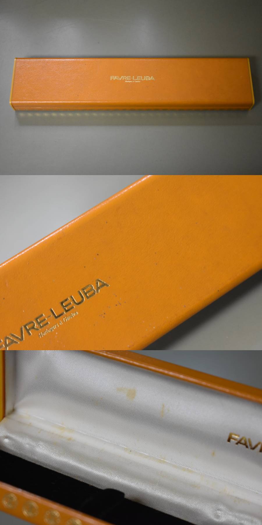 日本代購代標第一品牌【樂淘letao】－うぶ品 FAVRE-LEUBA GENEVE ファーブルルーバ メンズ腕時計 ケース付 ビンテージ 未整備品 稼働品